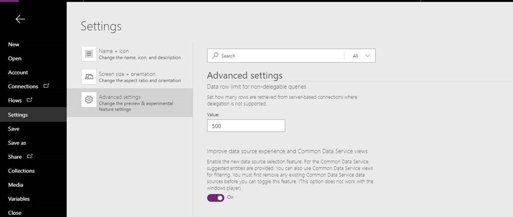 {Power 2020–Tip #2} Overview of Advanced Settings in PowerApps ...