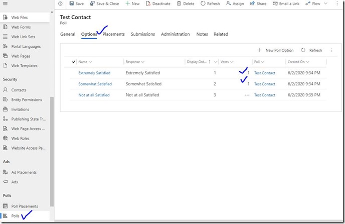 {No Code Way} Analysing results for a PowerApps portal poll – MSDYNAMICSBLOG BY DEEPESH