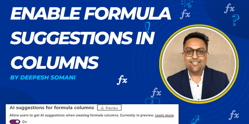 Power Platform – MSDYNAMICSBLOG BY DEEPESH